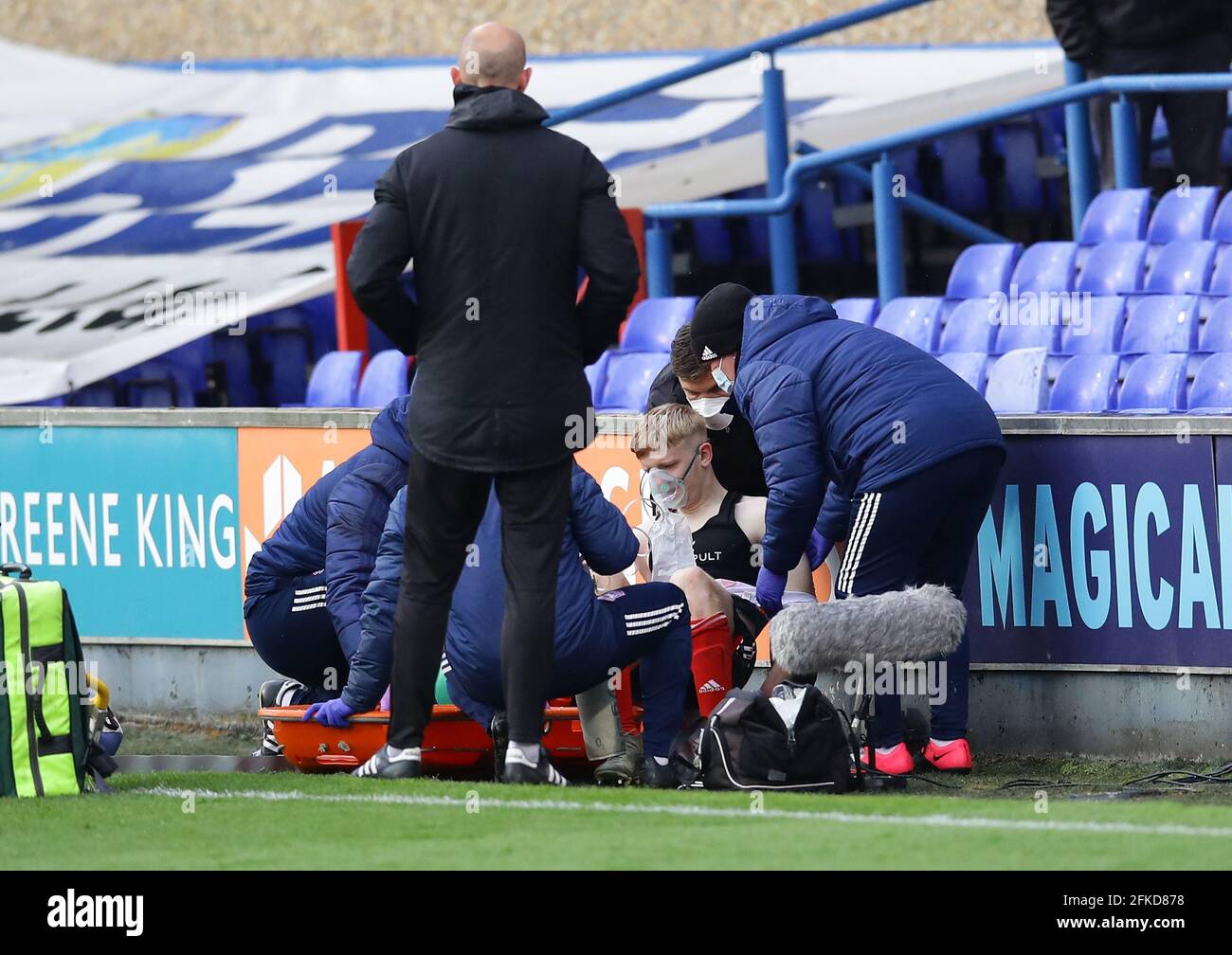 Ipswich, Angleterre, le 30 avril 2021. Beau Anderson, de Sheffield Utd ...