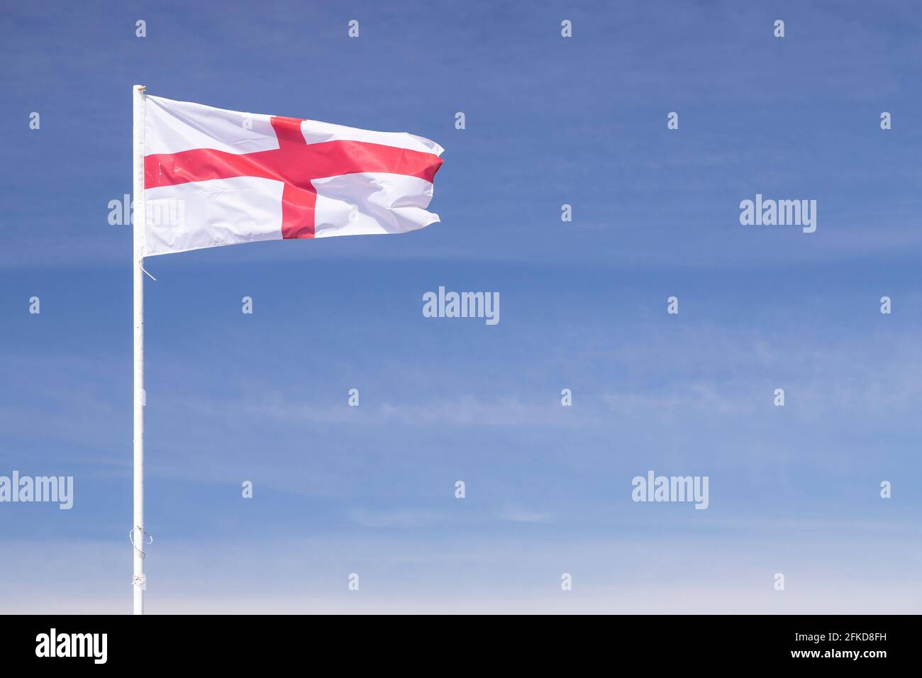 Drapeau angleterre flottant Banque de photographies et d’images à haute ...