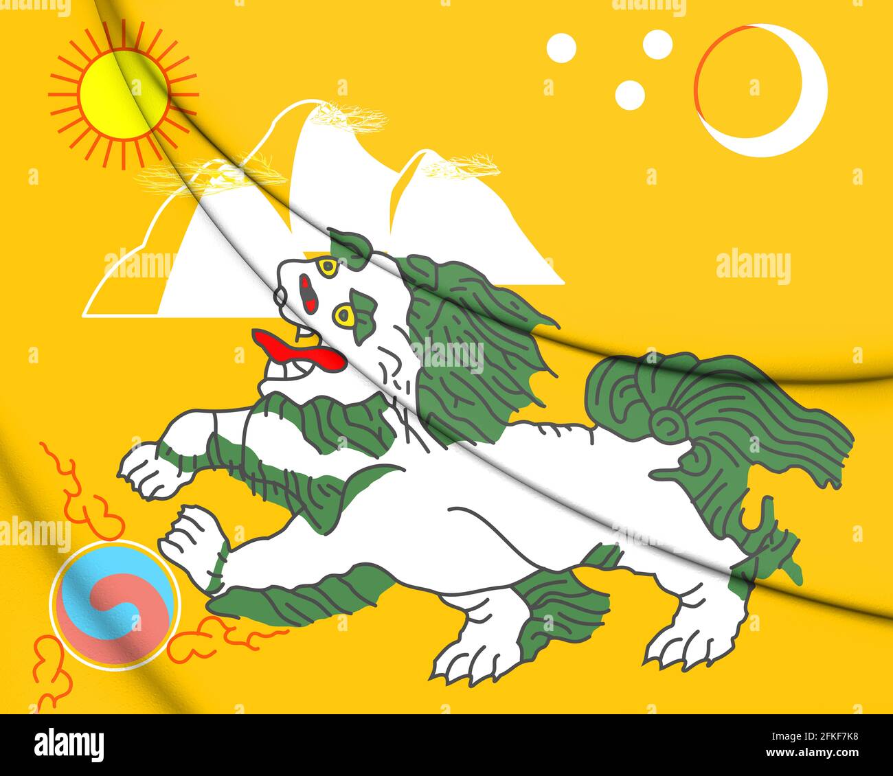 Tibetan flag Banque de photographies et d’images à haute résolution - Alamy