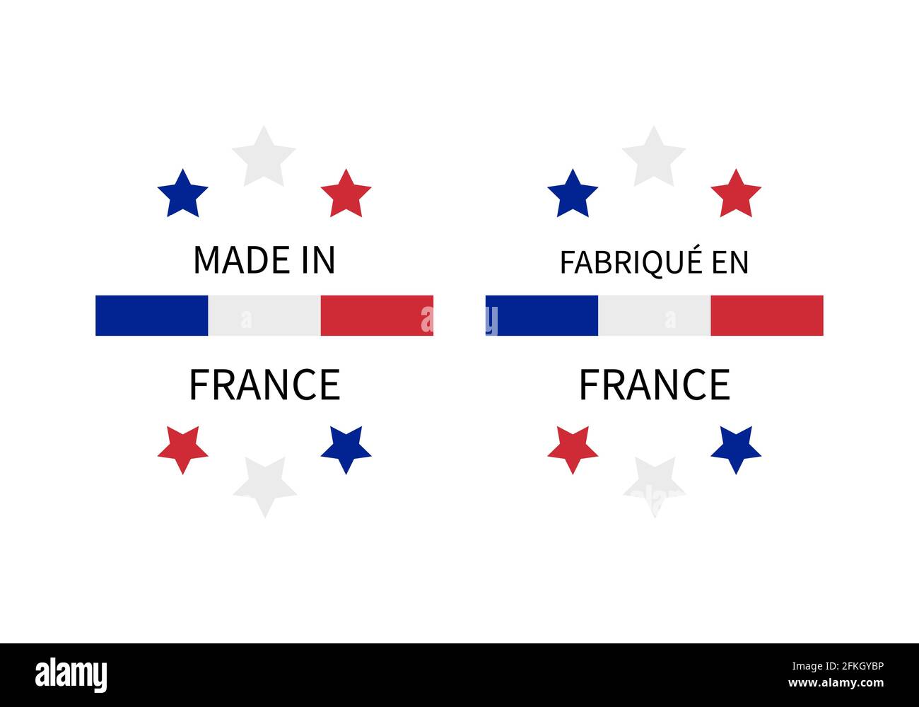 Made in france icon vector vectors Banque de photographies et d’images ...
