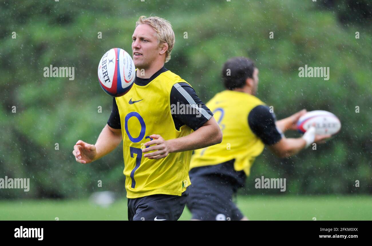 L'ÉQUIPE DE RUGBY D'ANGLETERRE S'ENTRAÎNE À L'HÔTEL PENNY HILL PARK ...