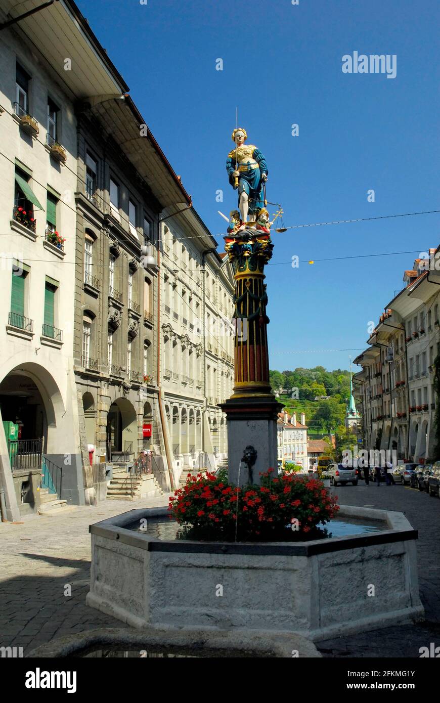 Justice fountain gerechtigkeitsbrunnen bern Banque de photographies et d’images à haute ...