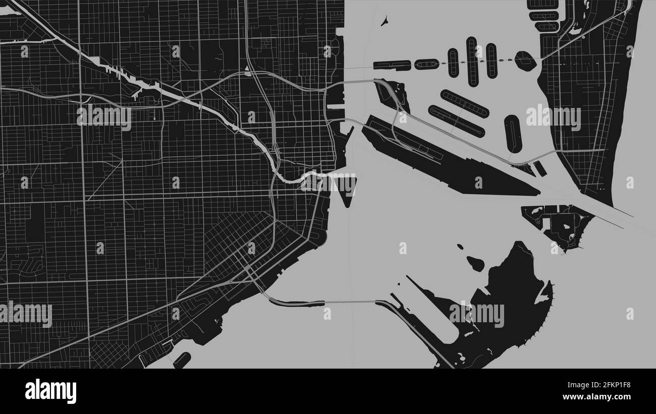Carte de miami Banque de photographies et d’images à haute résolution ...
