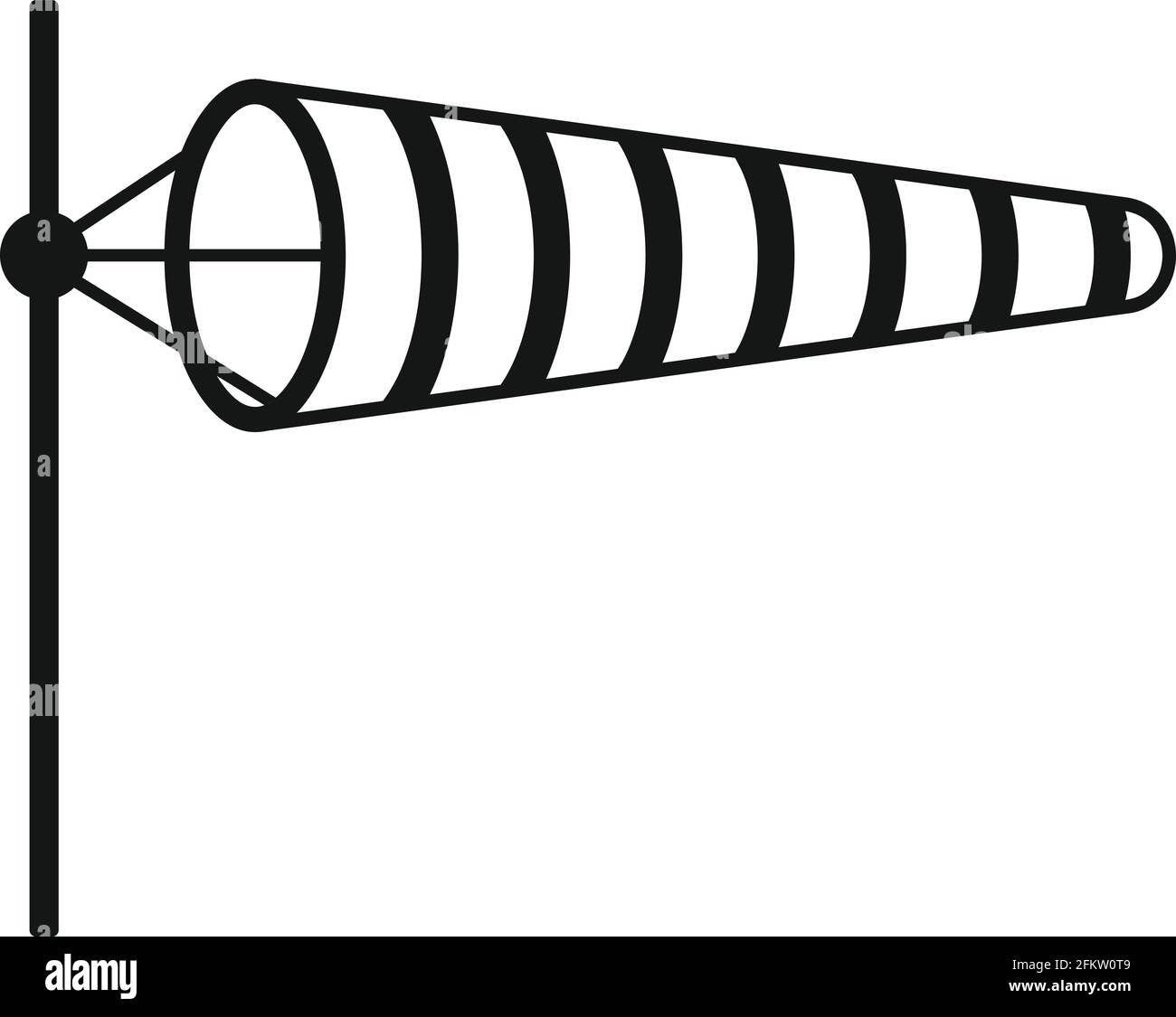 Mesure de la direction du vent Banque d'images noir et blanc - Alamy