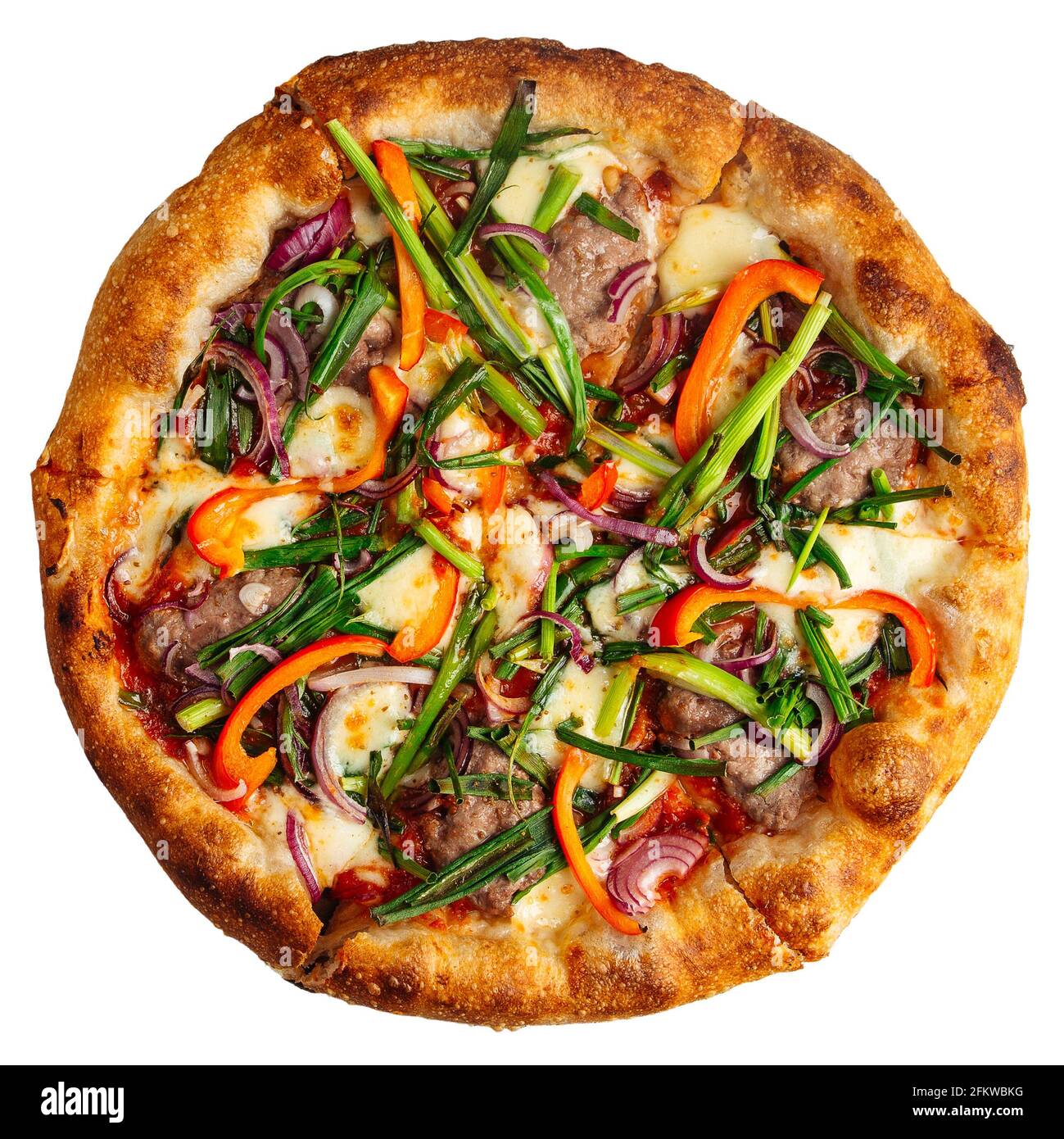Viande de pizza Banque de photographies et d’images à haute résolution ...