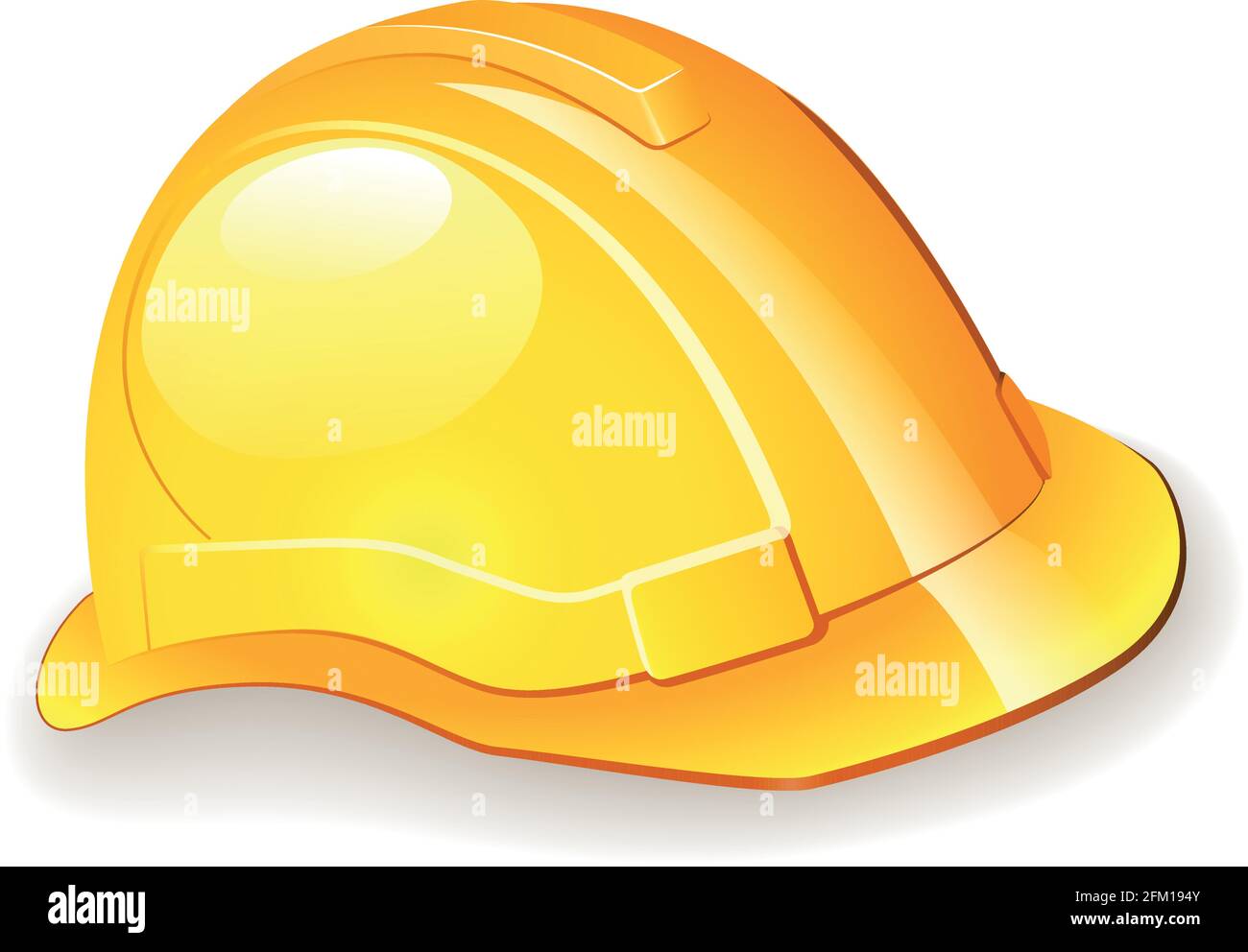 Casque de chantier Banque d'images vectorielles - Alamy