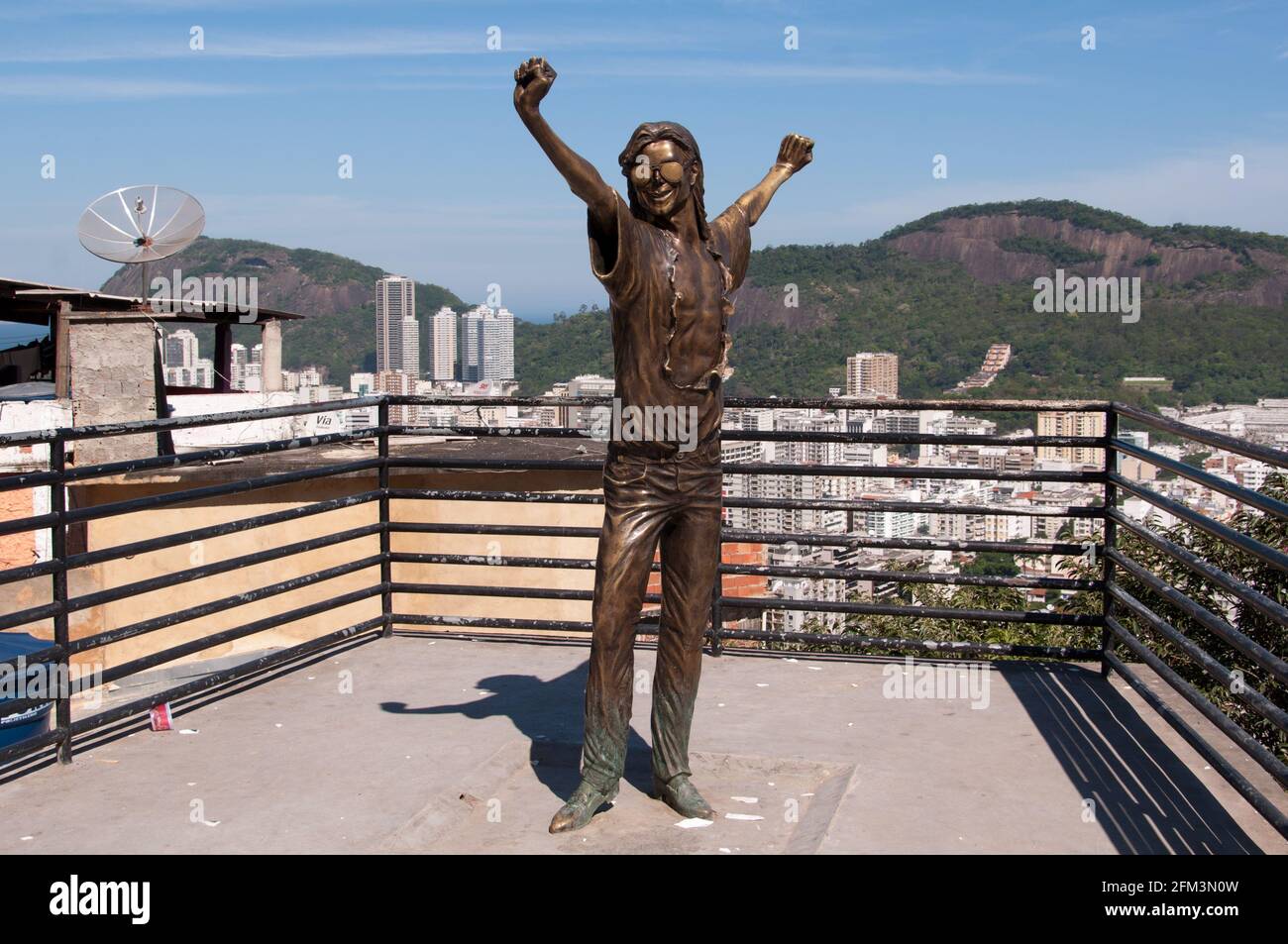 RIO DE JANEIRO, BRÉSIL - 8 OCTOBRE 2015 : mémorial de Michael Jackson à ...