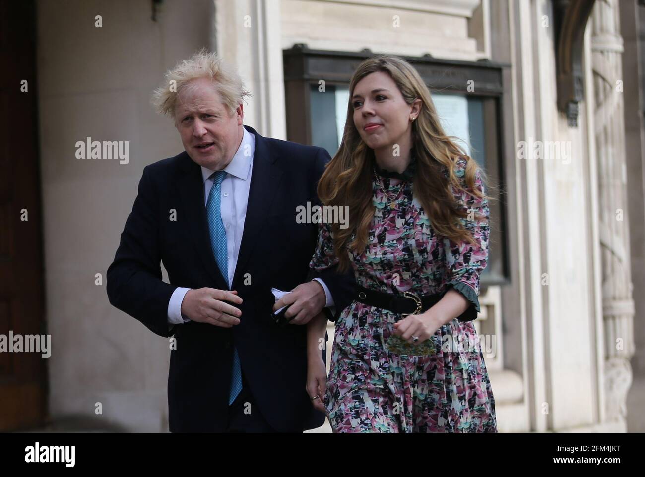 Londres, Angleterre, Royaume-Uni. 6 mai 2021. Le Premier ministre ...