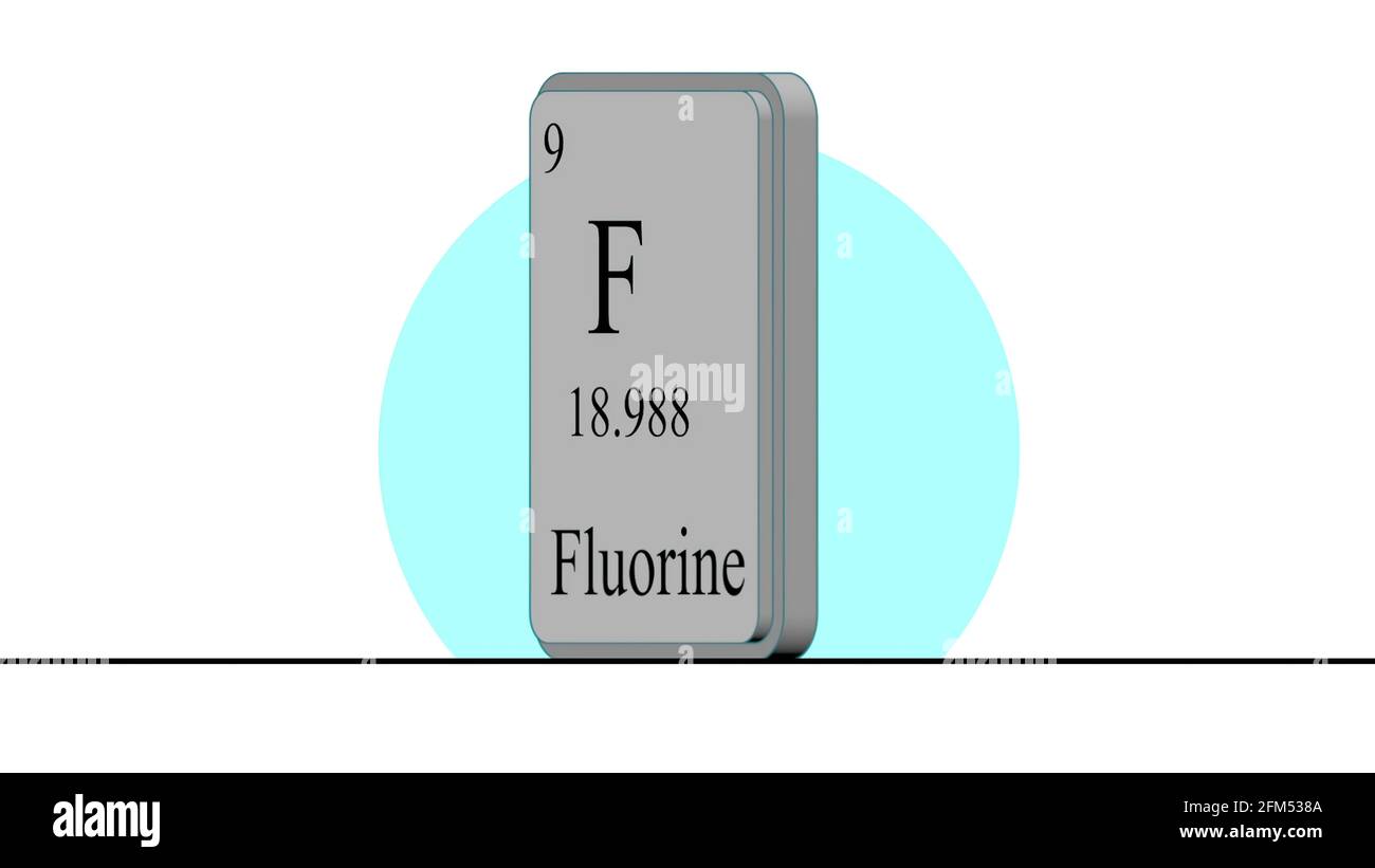 Fluorine atomic structure Banque de photographies et d’images à haute ...