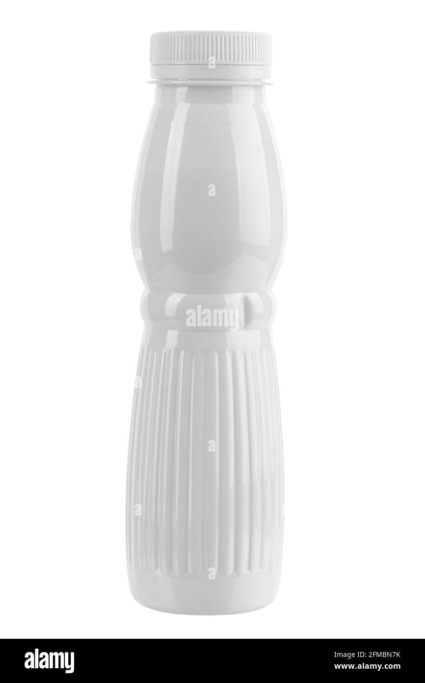 Opercule bouteille de lait plastique Banque d'images noir et blanc - Alamy