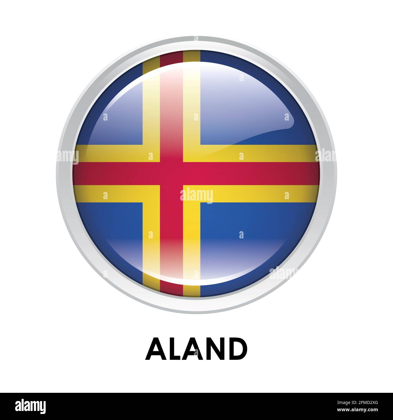 Drapeau aland Banque de photographies et d’images à haute résolution ...