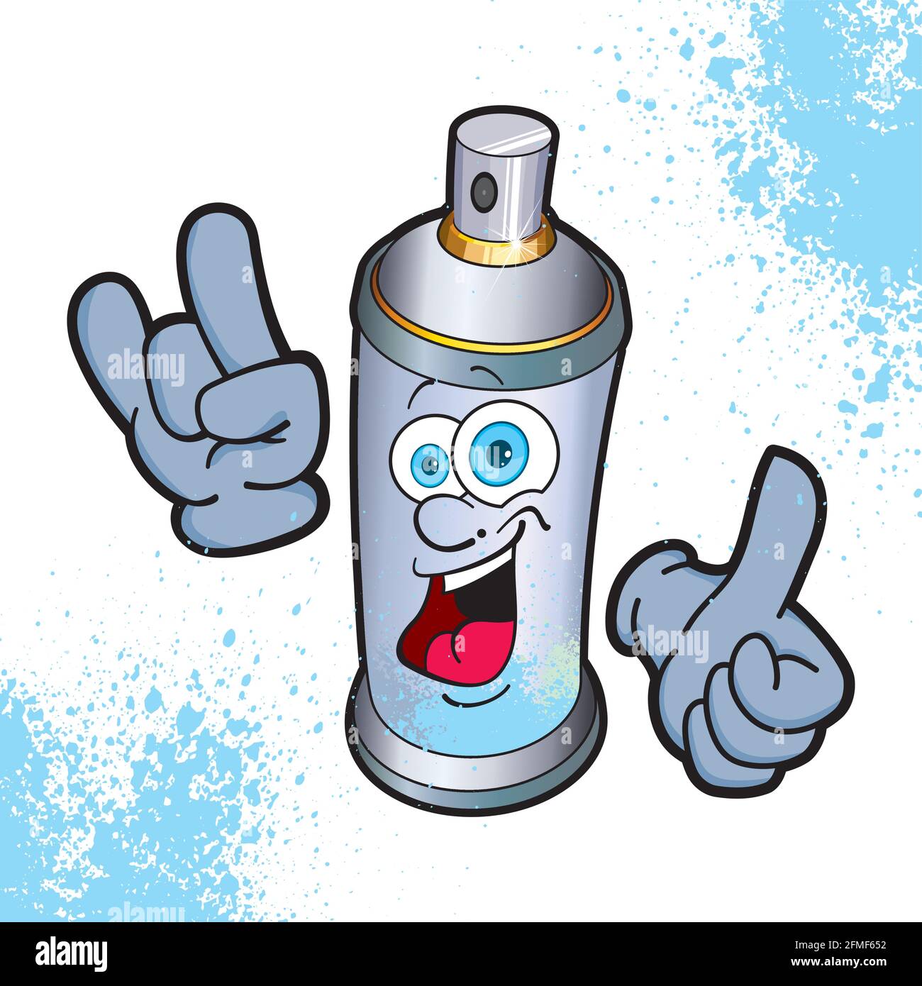 Graffiti caricature Banque d'images vectorielles - Alamy