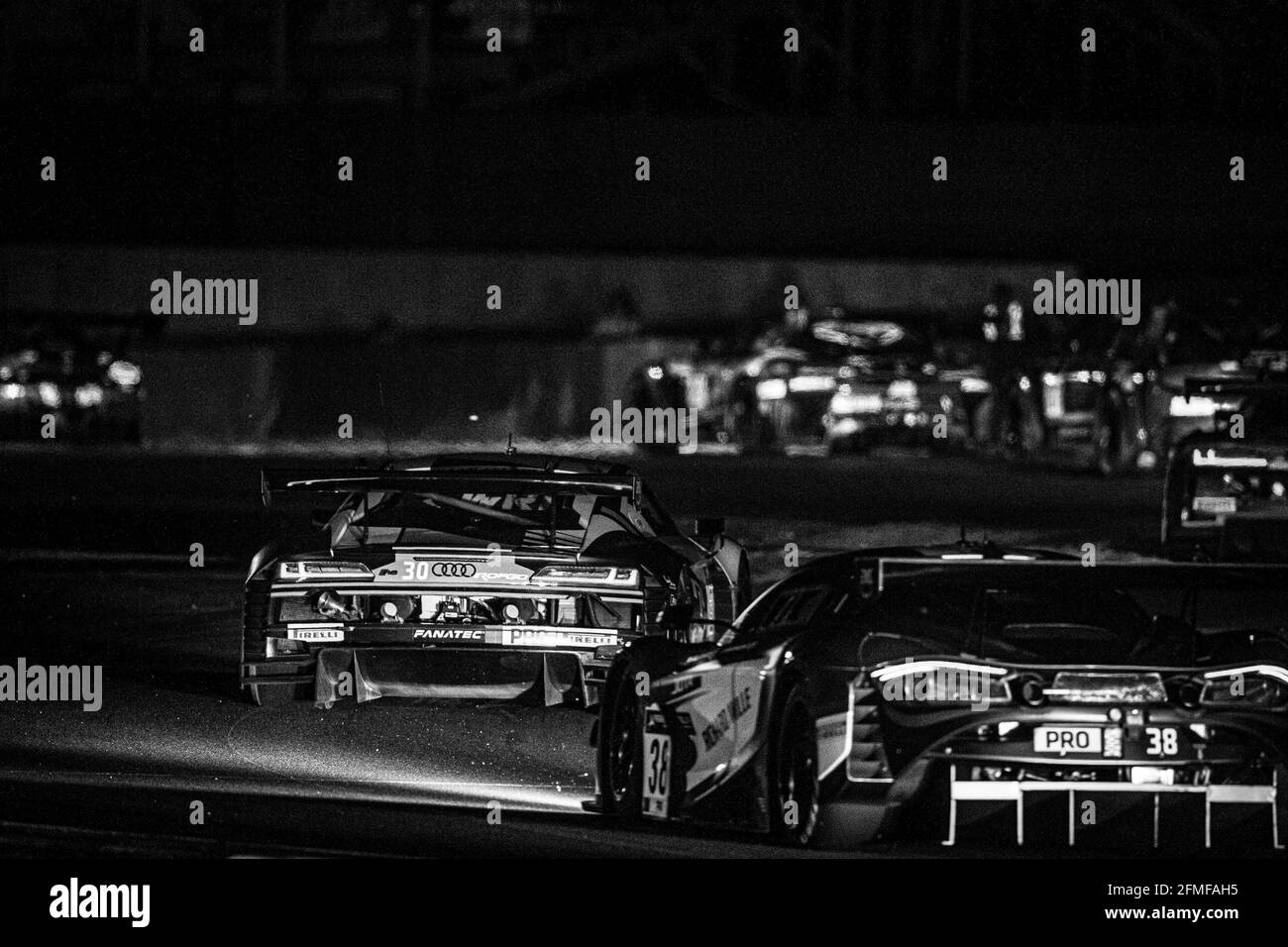 Audi r8 lms Banque d'images noir et blanc - Alamy