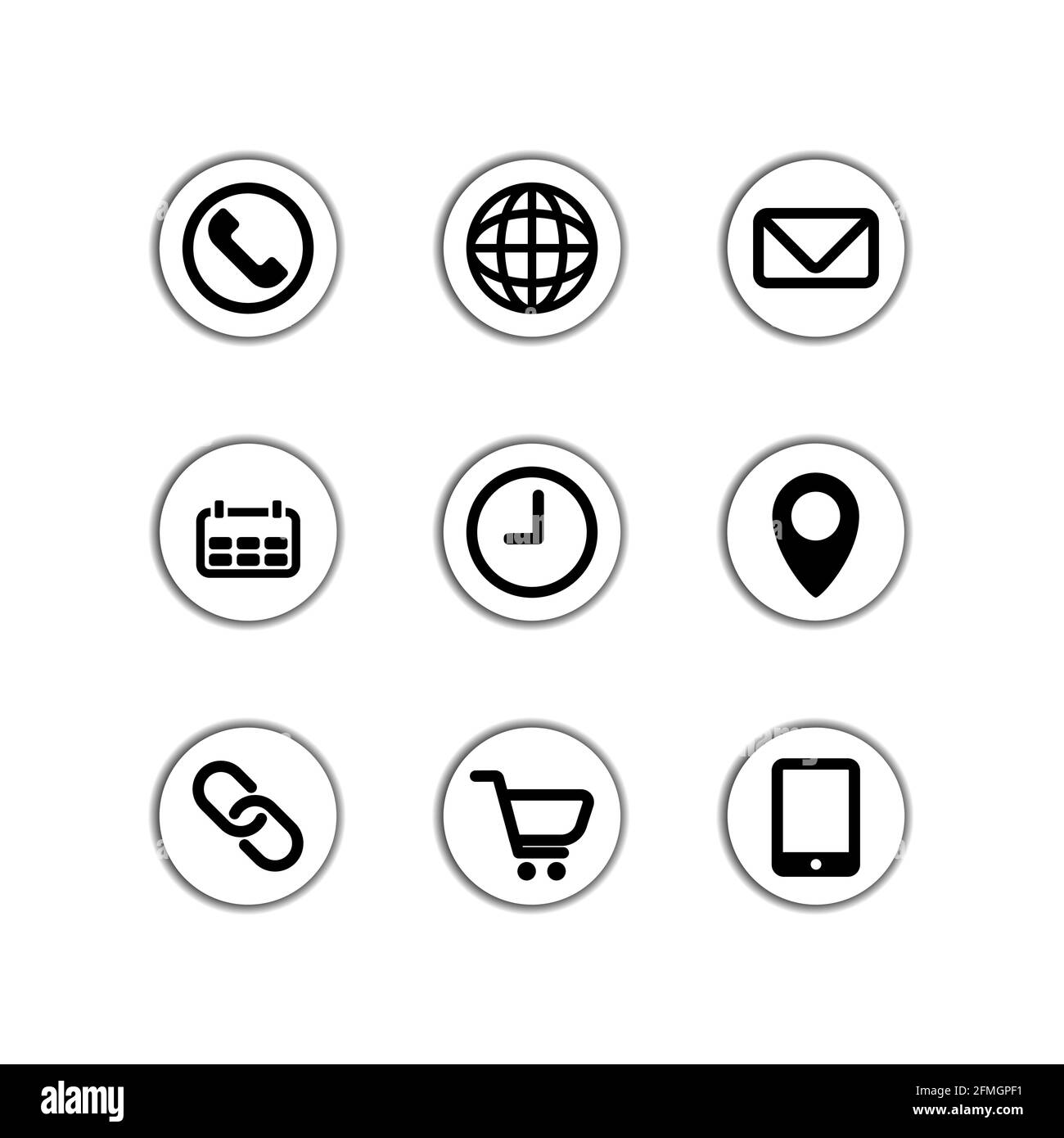 Website address Banque d'images vectorielles - Alamy