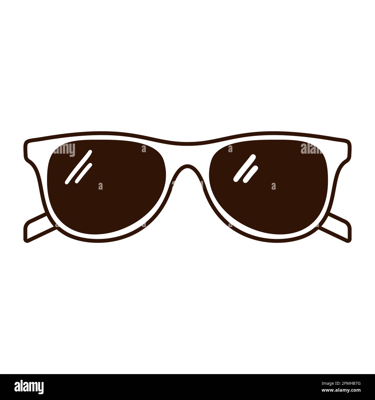 Soleil noir line vector logo Banque de photographies et d’images à ...