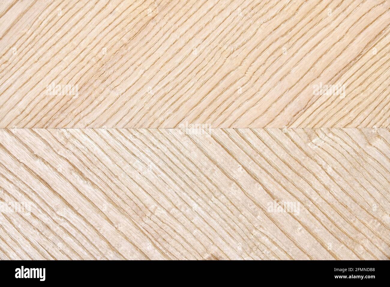 Nouveau panneau en bois traité de frêne avec élégant chevrons texture ...