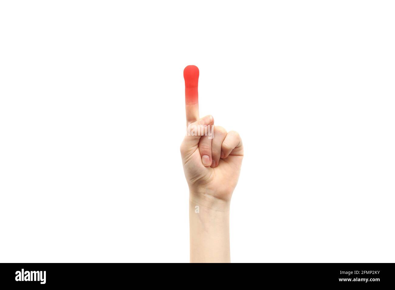 Douleurs un doigt Banque de photographies et d’images à haute ...