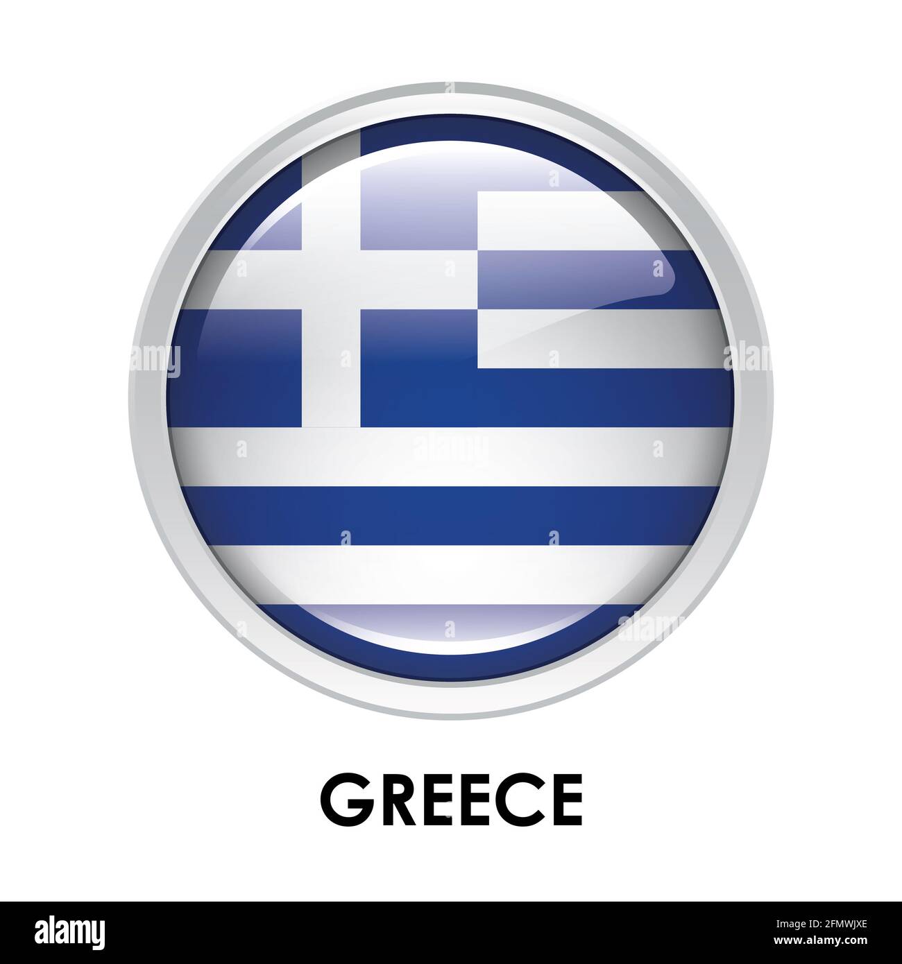 Vector map greece country Banque de photographies et d’images à haute ...