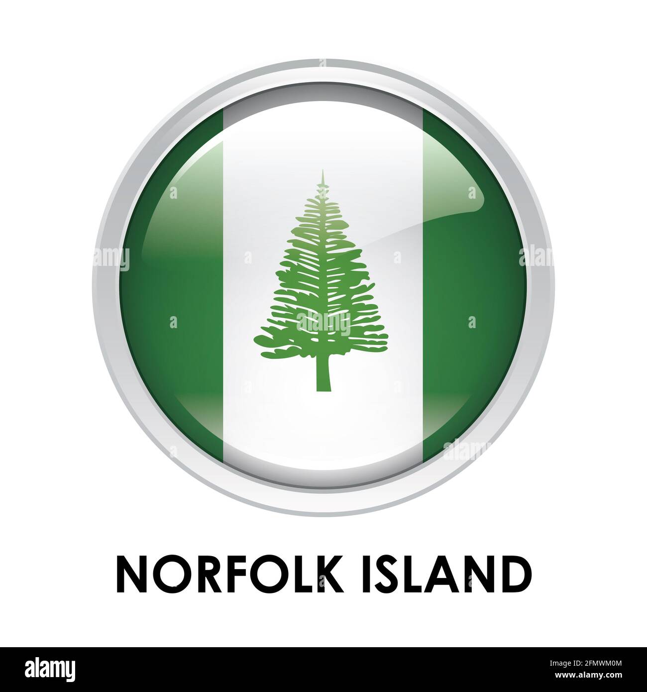 Drapeau norfolk Banque d'images détourées - Alamy