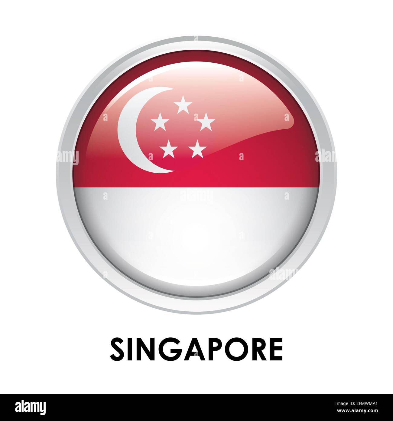 Drapeau officiel de singapour Banque de photographies et d’images à ...