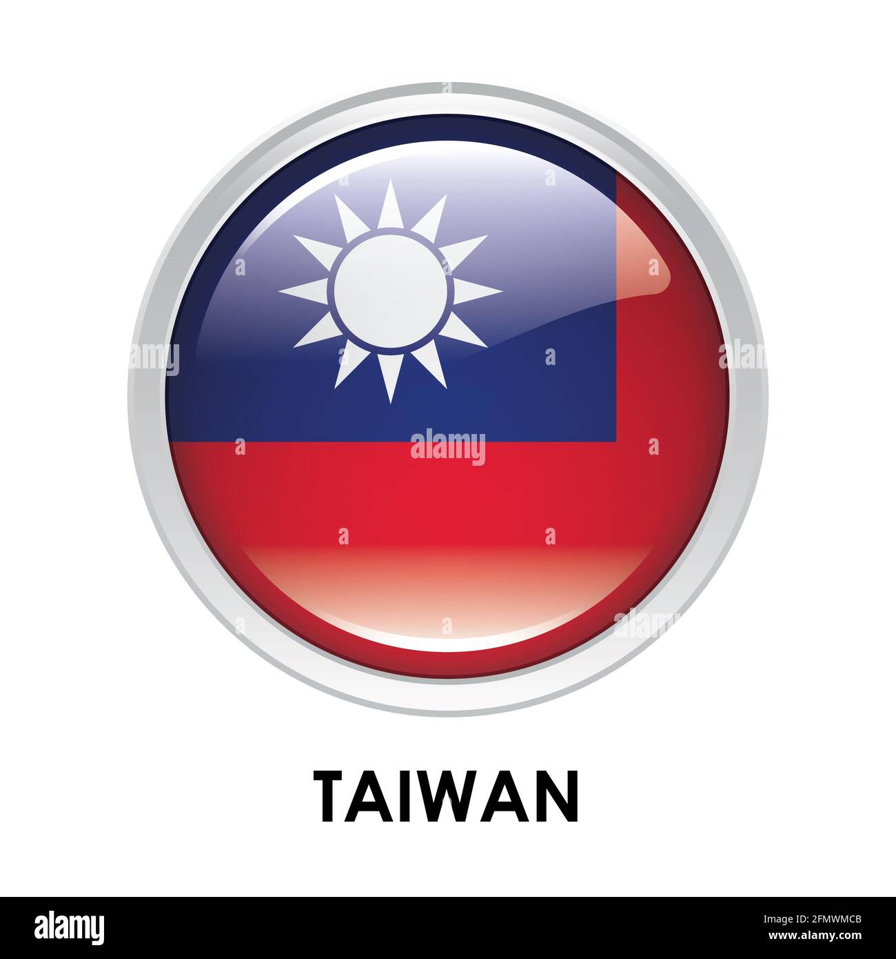 Map of taiwan Banque d'images détourées - Alamy