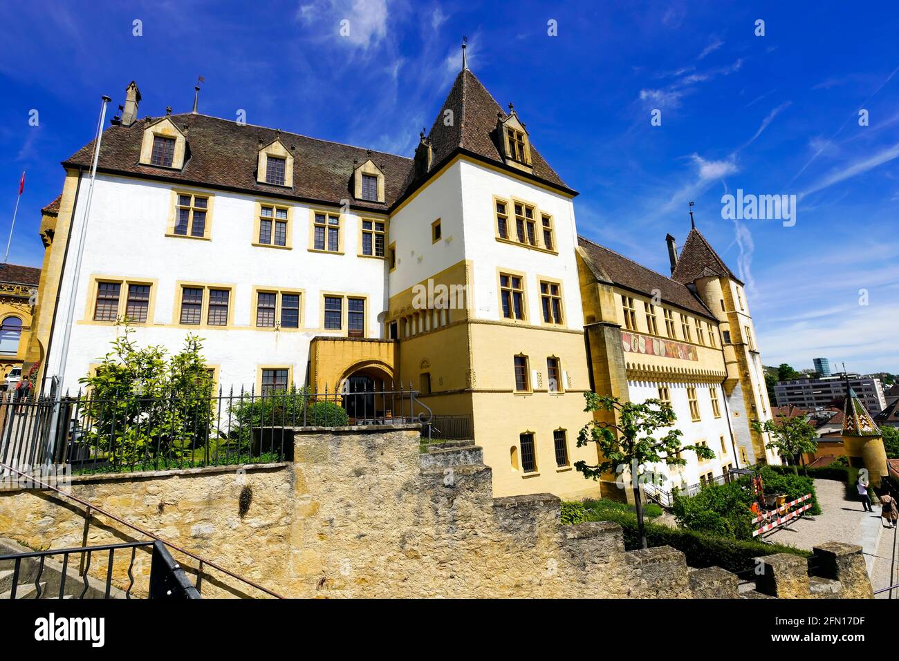 Neuchatel castle Banque de photographies et d’images à haute résolution ...