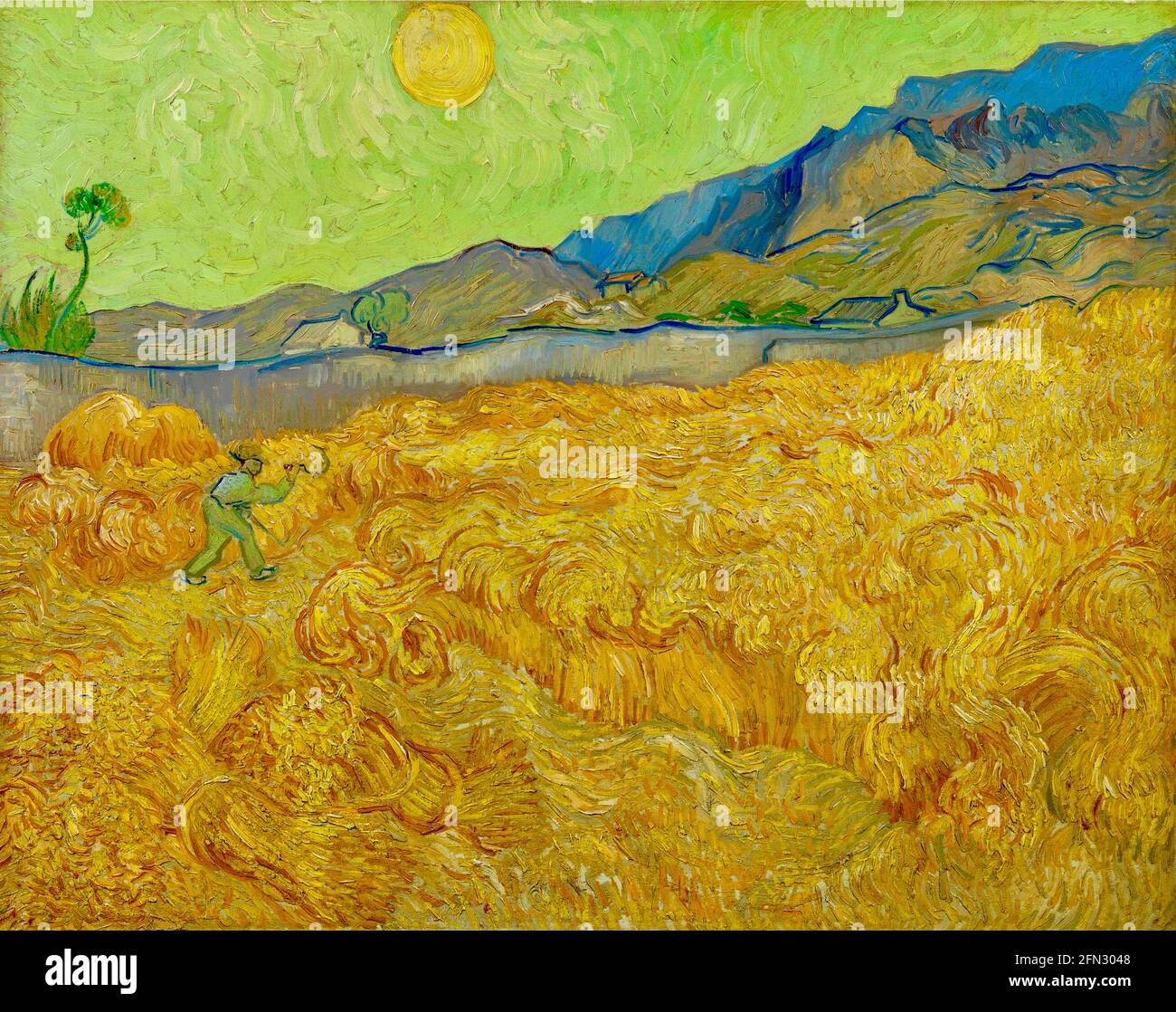 Le moissonneur van gogh Banque de photographies et d’images à haute ...