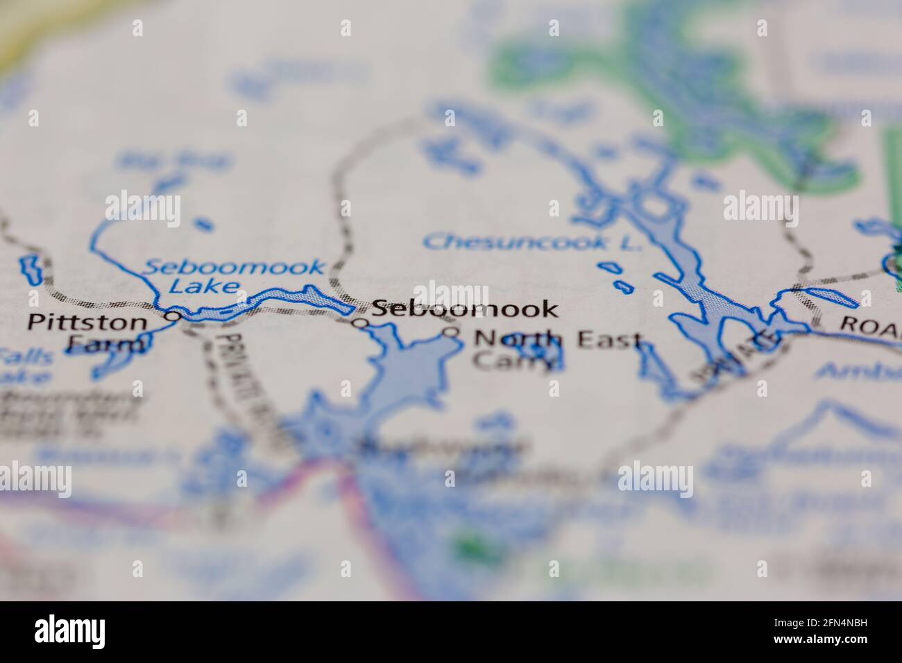 Carte de seboomook Banque de photographies et d’images à haute ...