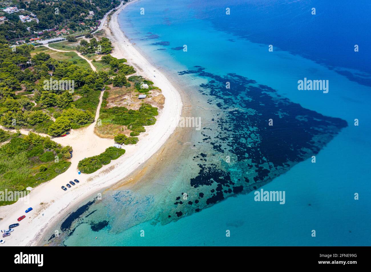 Possidi beach Banque de photographies et d’images à haute résolution ...
