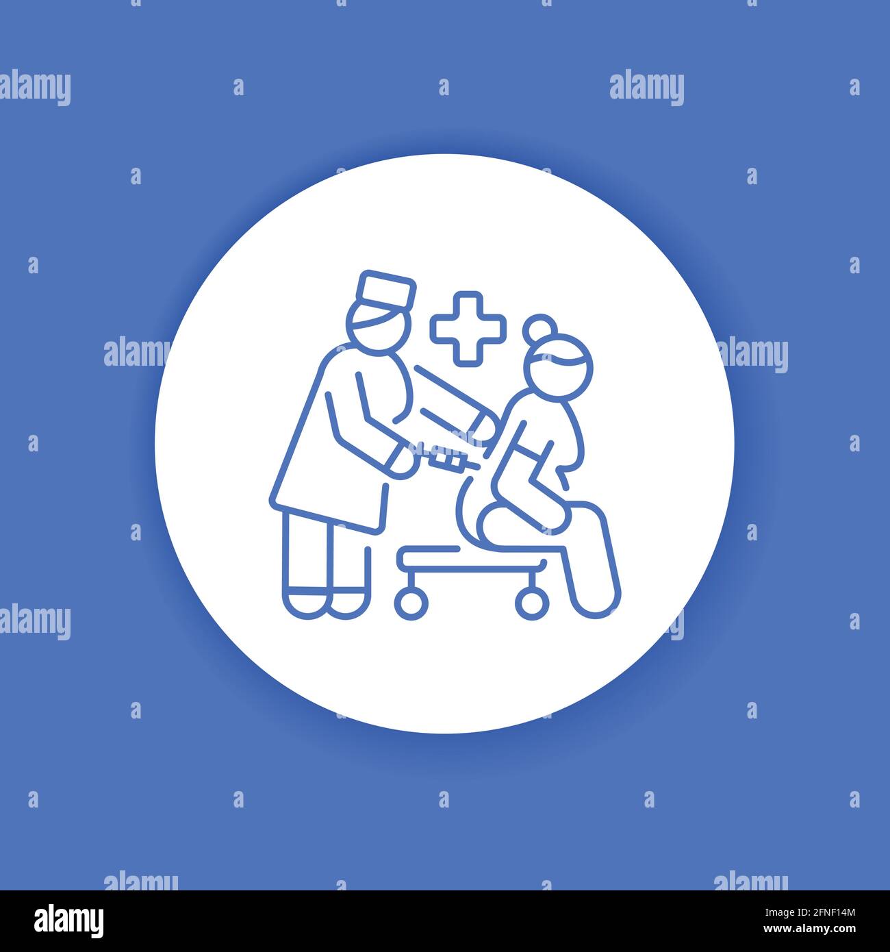 Gynaecologist icon vector vectors Banque de photographies et d’images à ...