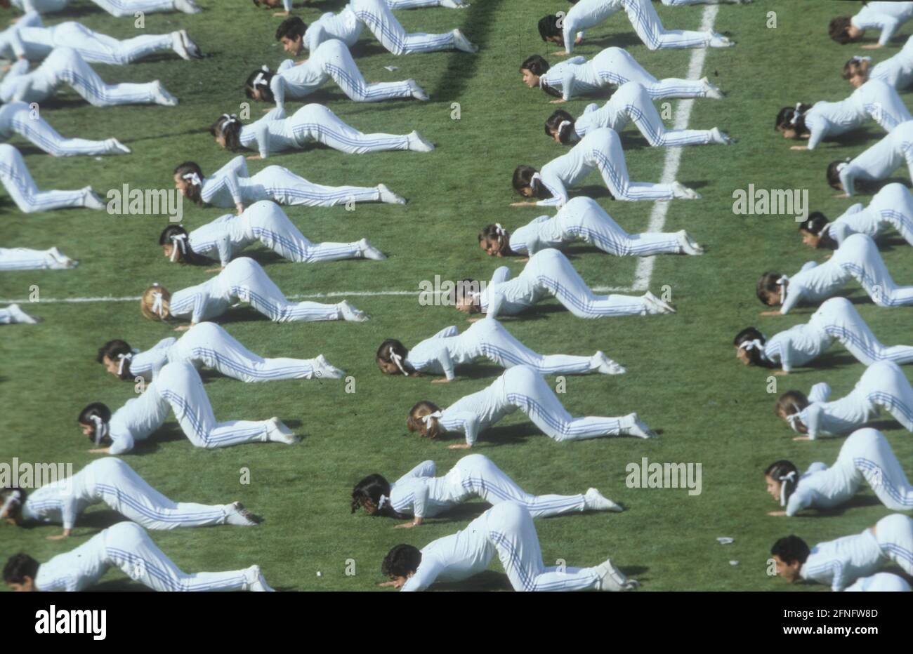 Coupe du monde de football 1978 en Argentine. Cérémonie d'ouverture à l ...