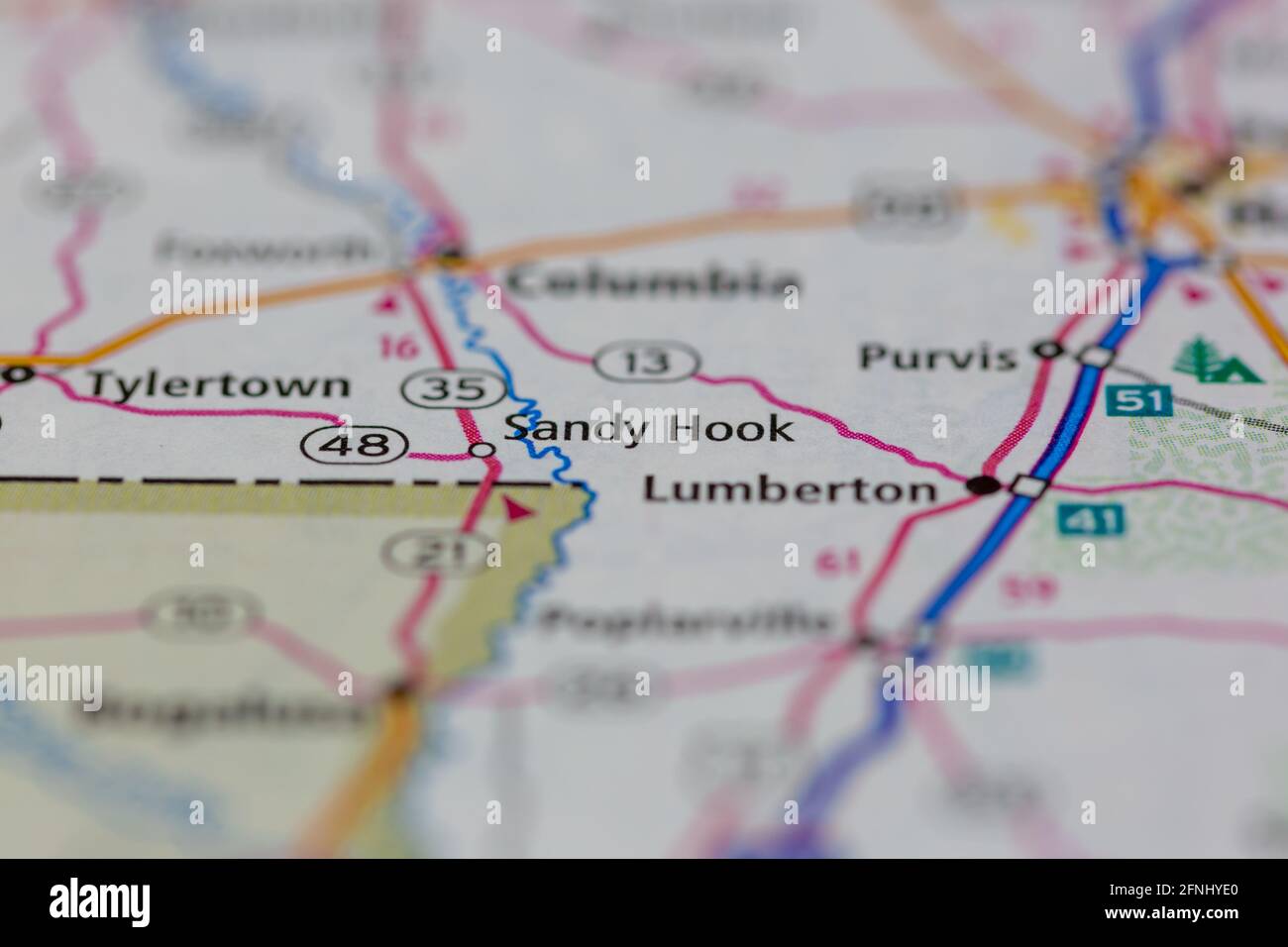 Carte du mississippi de crochet de sable Banque de photographies et d ...