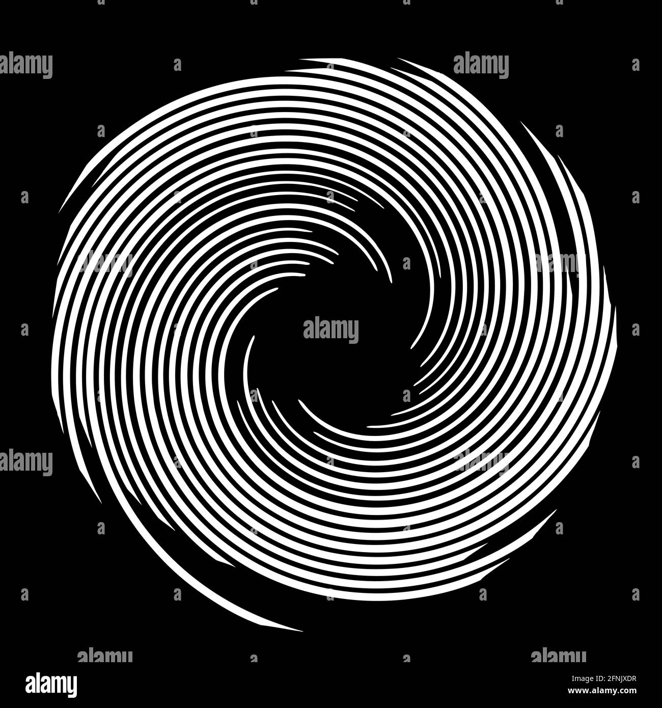 Tourbillon en spirale, tourbillon, élément de design en tourbillon ...