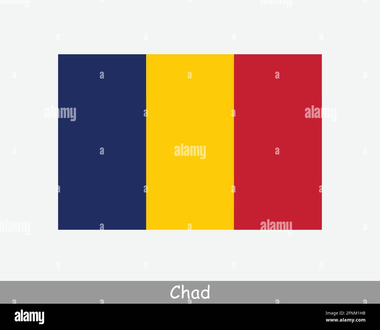 Drapeau national du Tchad. Drapeau national tchadien. République du ...