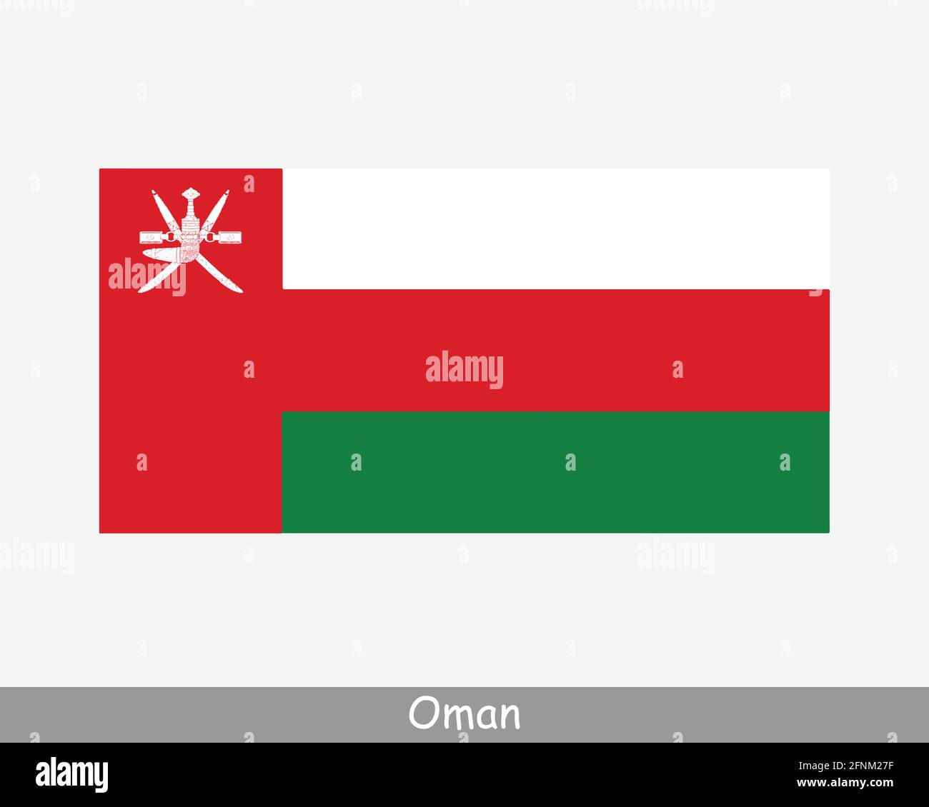 Oman national flag Banque de photographies et d’images à haute résolution - Alamy