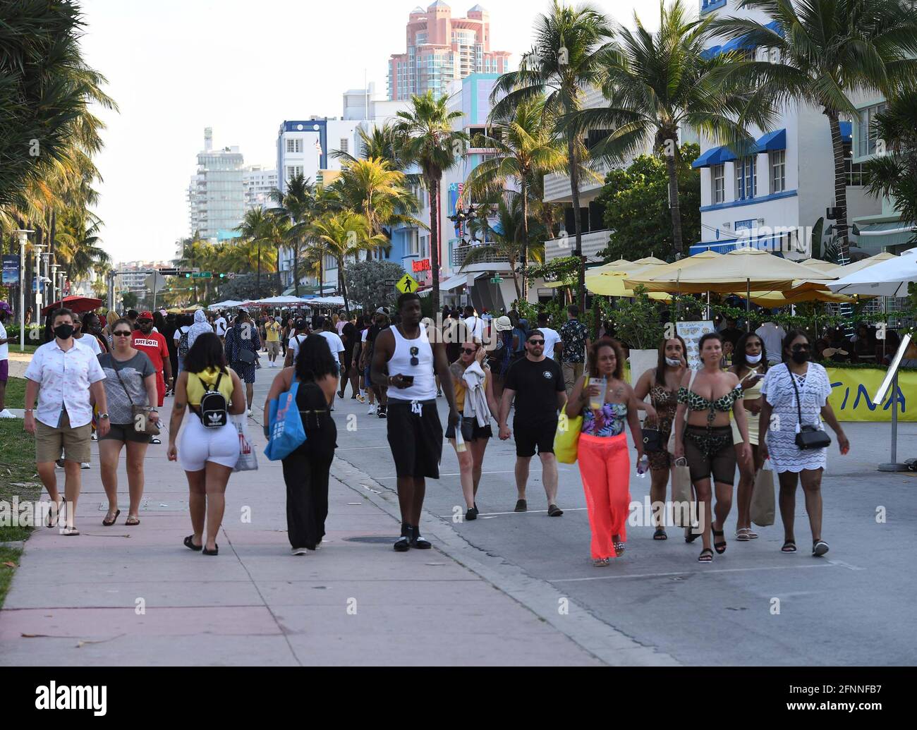 Miami - FL - 20210416-vue générale sur Ocean Drive en tant que ...