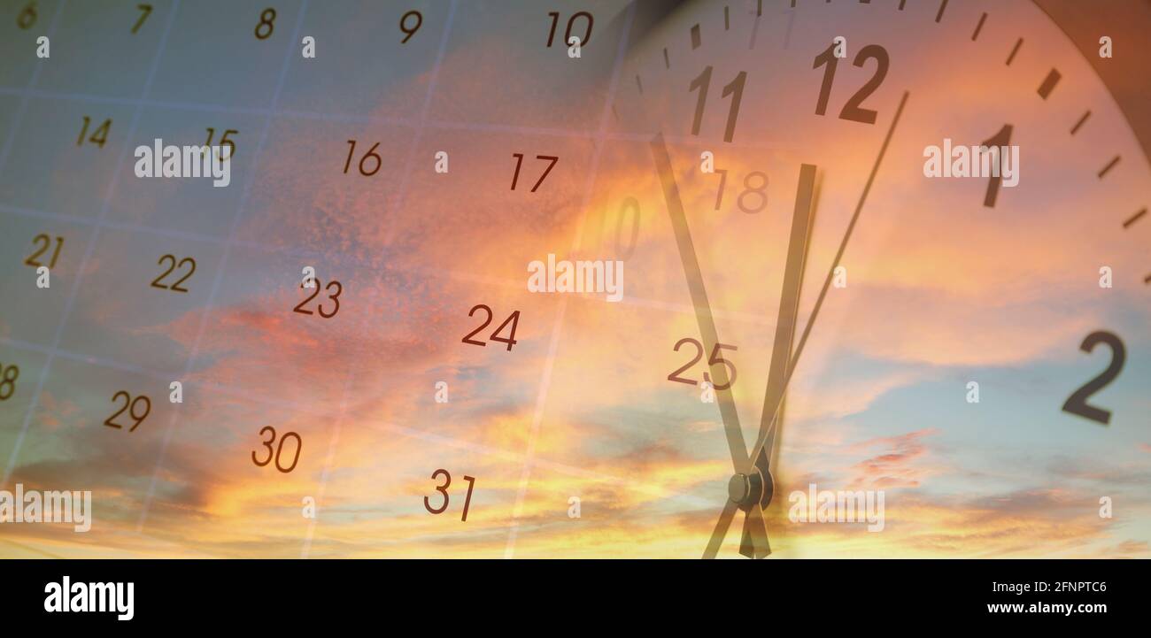 Temps qui passe calendrier Banque de photographies et d’images à haute ...