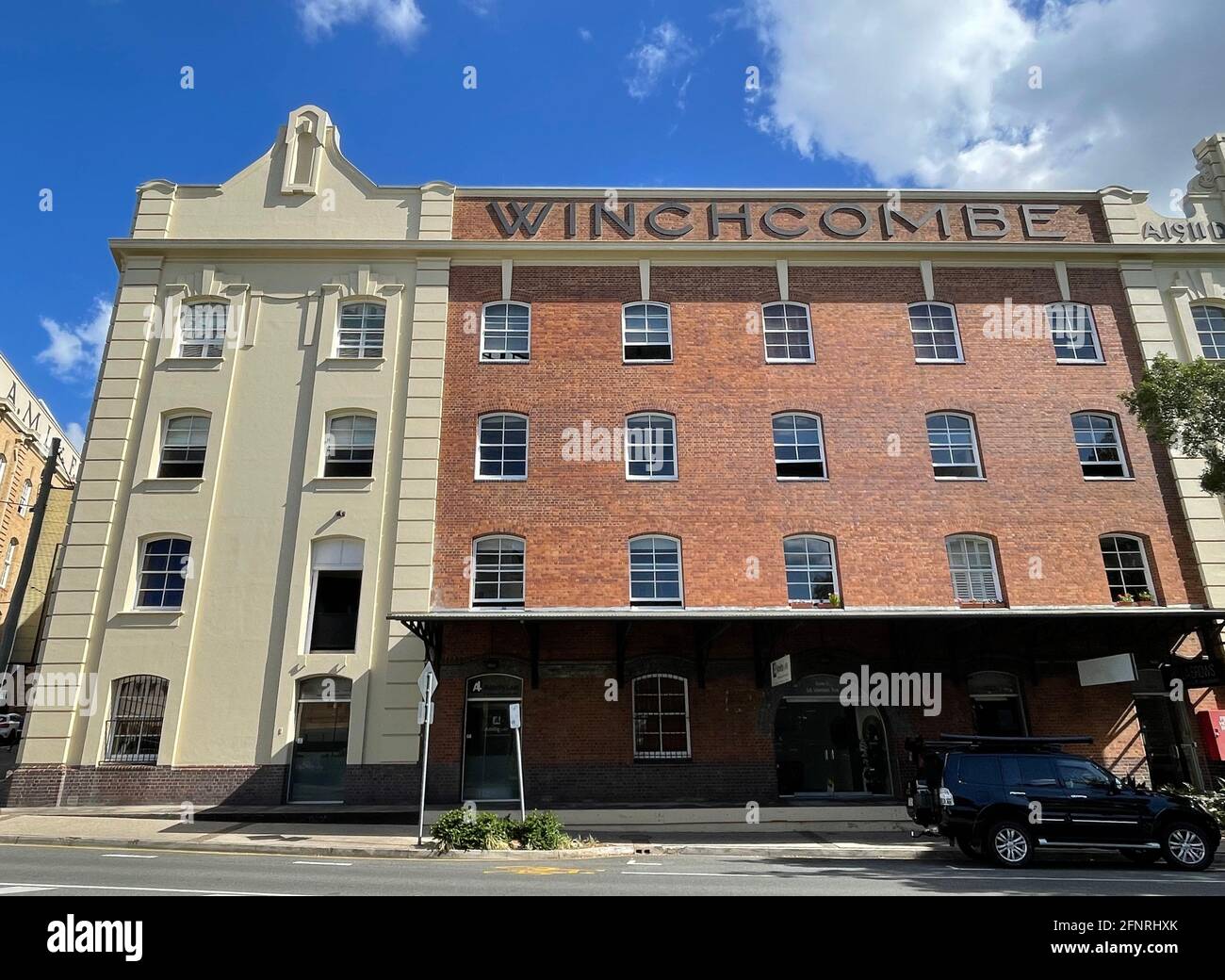 Vue sur le Winchcombe Carson Woolstore construit en 1911 dans la ...