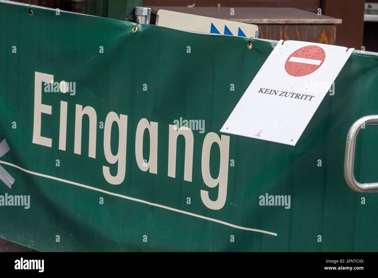 Eingang verboten Banque de photographies et d’images à haute résolution ...