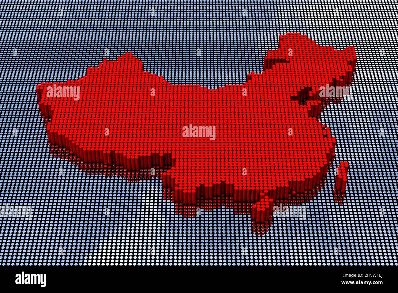 8 bit style world map Banque de photographies et d’images à haute ...