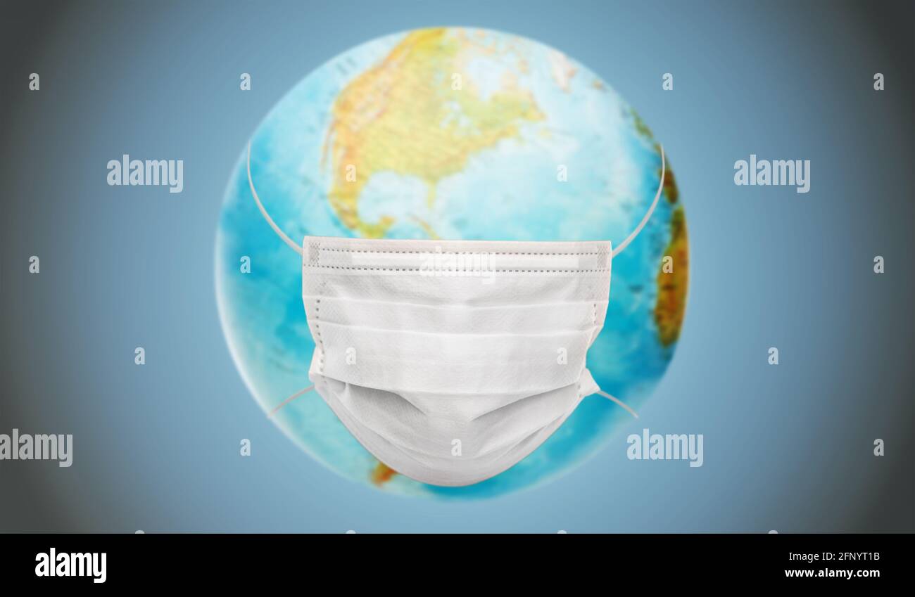 Masque de protection planete terre Banque de photographies et d’images ...