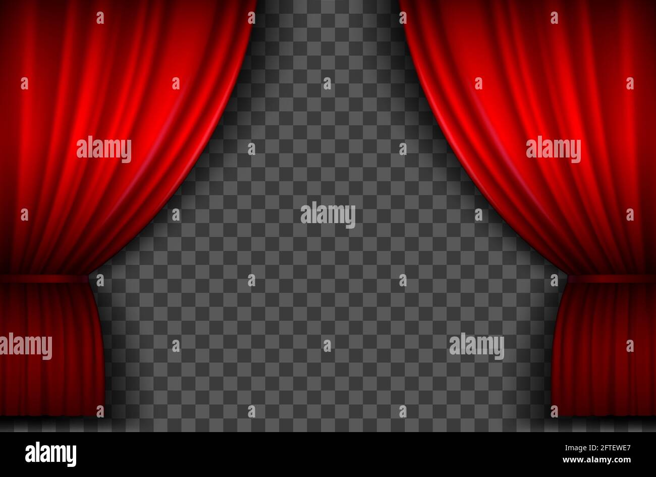 Rideaux de velours rouge Banque de photographies et d’images à haute ...