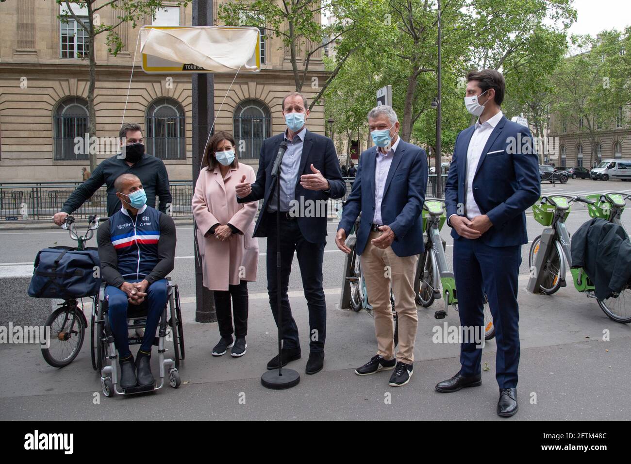 Riadh Tarsim, Olivier Schneider, Christian Prudhomme, Anne Hidalgo ...