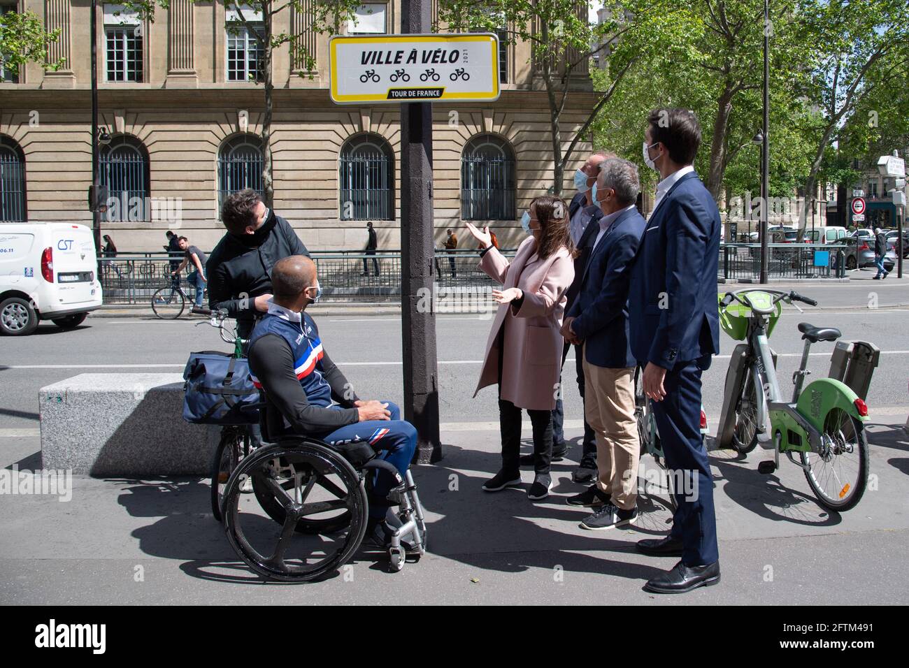 Riadh Tarsim, Olivier Schneider, Christian Prudhomme, Anne Hidalgo ...