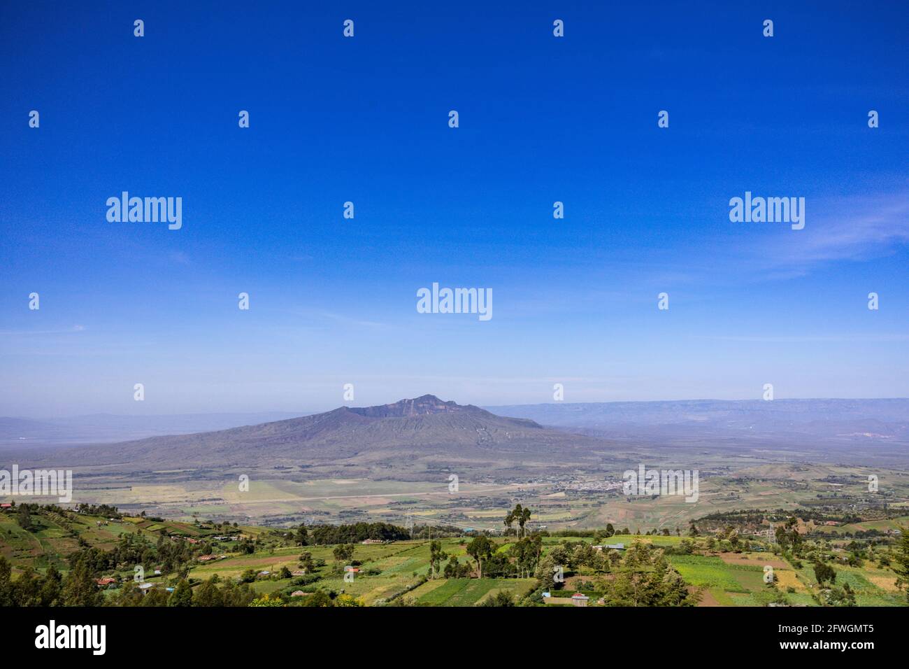 Parc national du Mont Longonot stratovolcan Sud-est Lac Naivasha Great ...