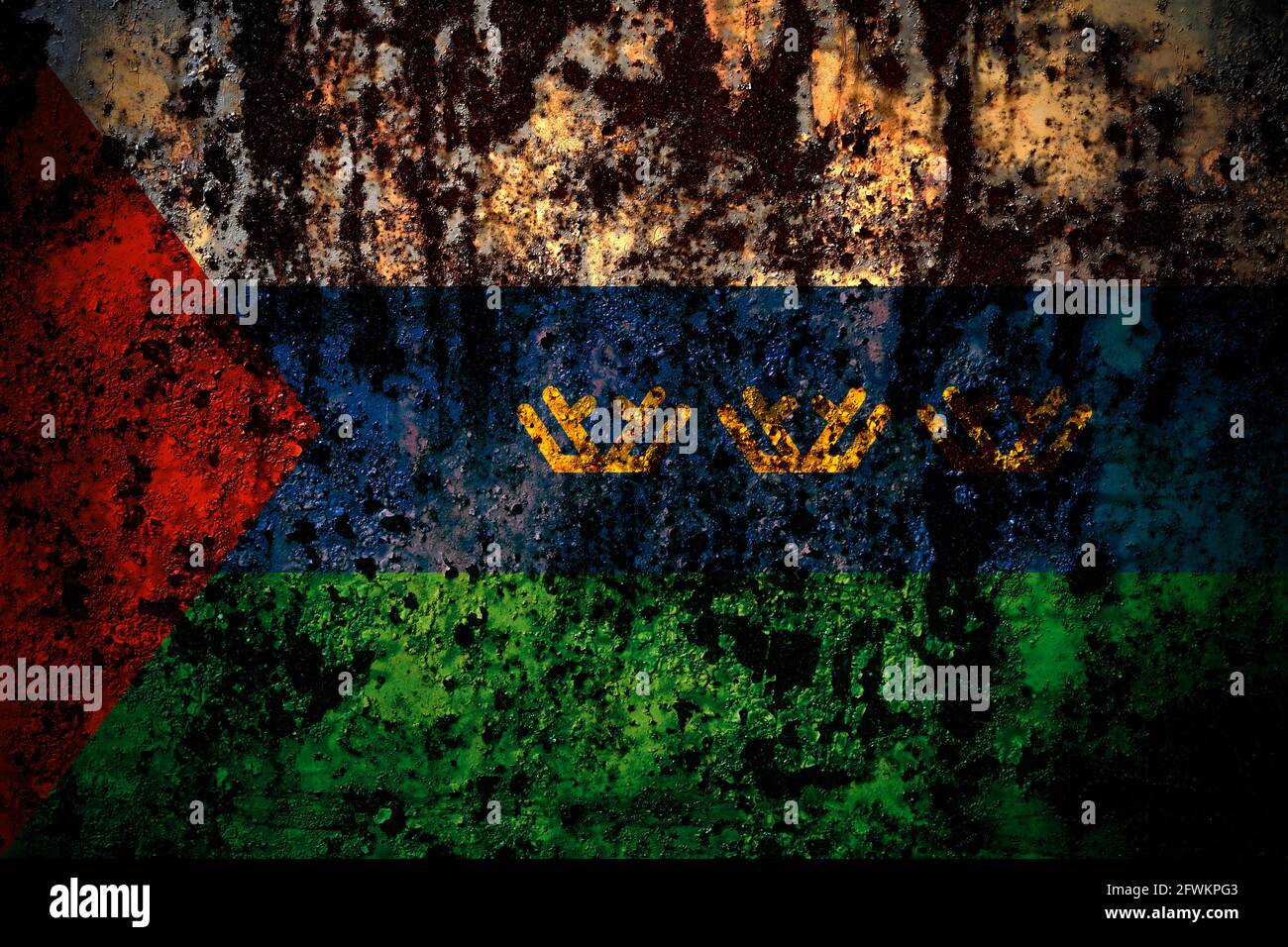 Tyumen oblast flag Banque de photographies et d’images à haute ...