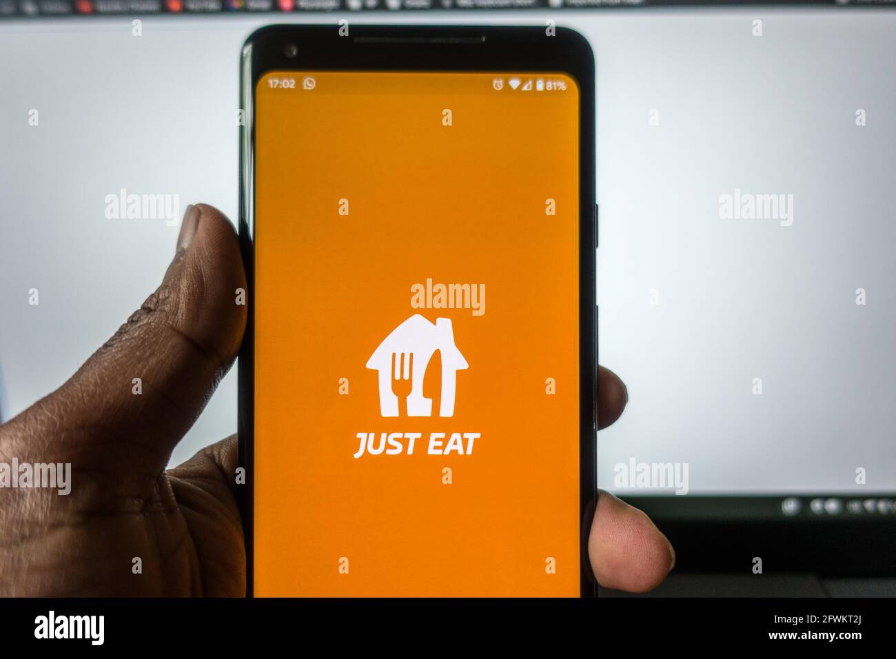 Just eat logo Banque de photographies et d’images à haute résolution ...