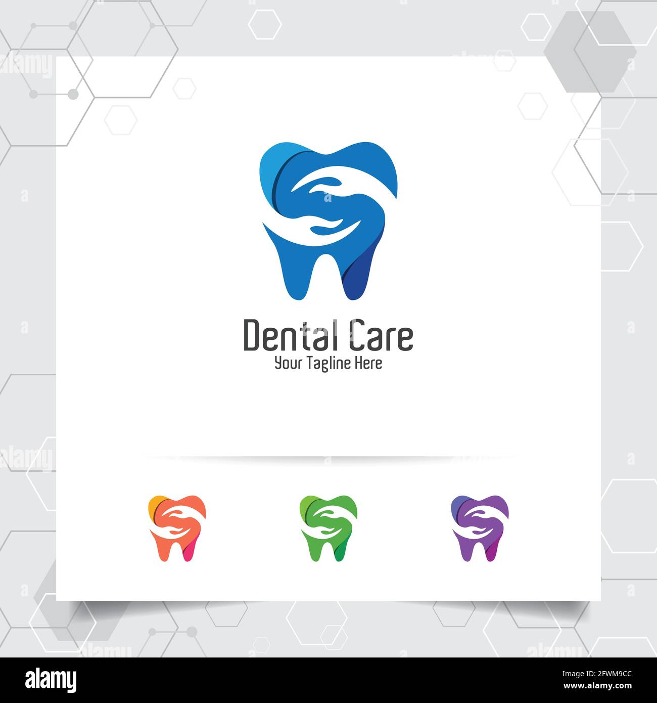 Dental logo design dentist logo Banque de photographies et d’images à ...