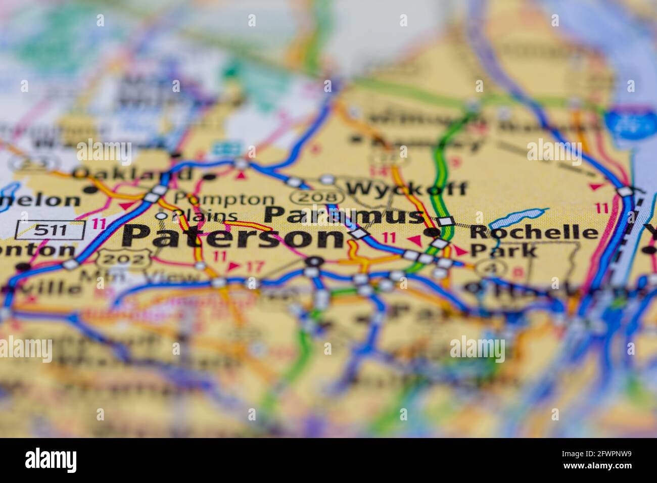 Carte du paramus Banque de photographies et d’images à haute résolution - Alamy