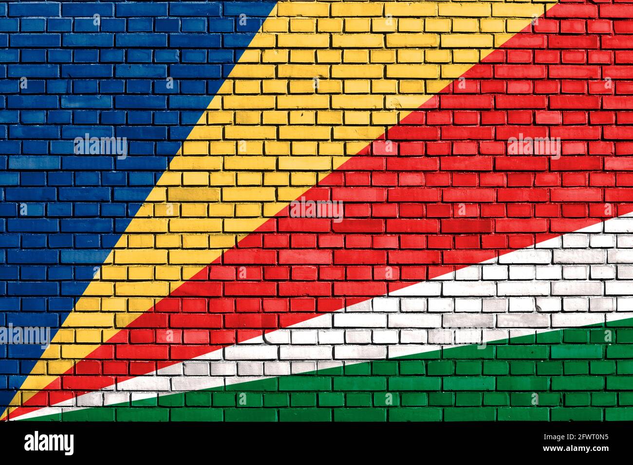 Drapeau des seychelles Banque de photographies et d’images à haute ...
